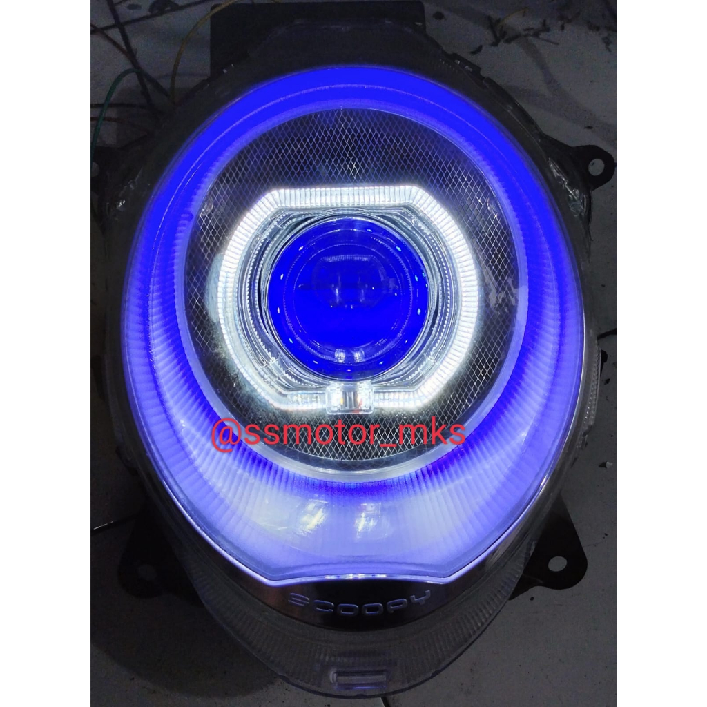 Jual HEADLAMP CUSTOM PROJIE BILED AES TURBO SE NON LASER UPGRADE 60 ...