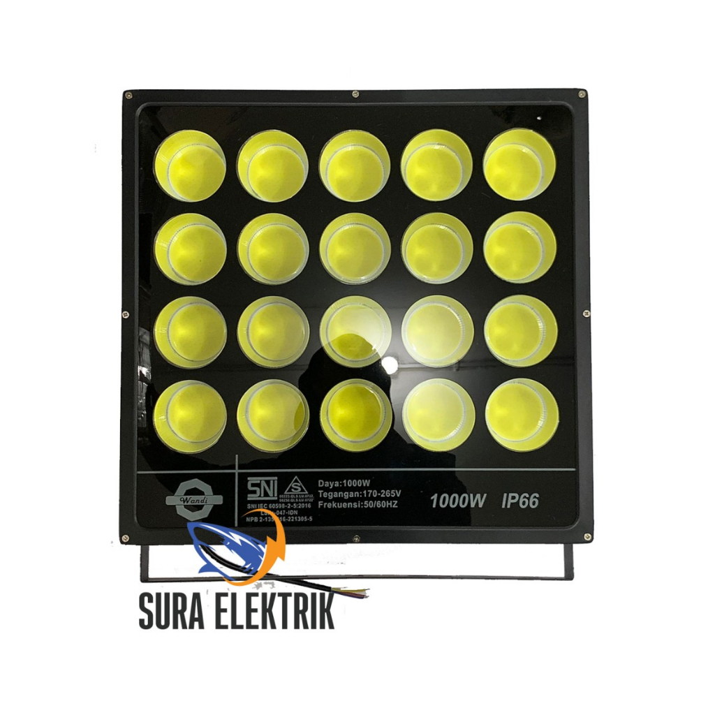 Jual Lampu Sorot LED 1000W Flood Light Wandi | Shopee Indonesia