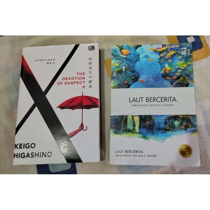 Jual preloved buku, novel bekas, Kesetiaan MR.X, Laut Bercerita ... Jual preloved buku, novel bekas, Kesetiaan MR.X, Laut Bercerita ...