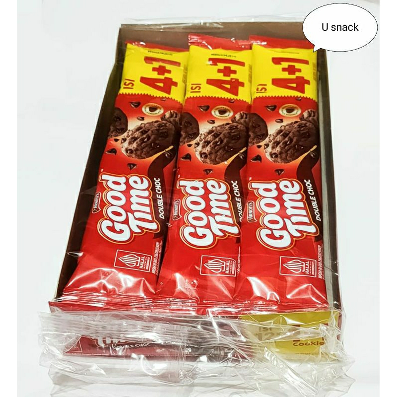 Jual Good time cookies double chocolate 12 sachet | Shopee Indonesia