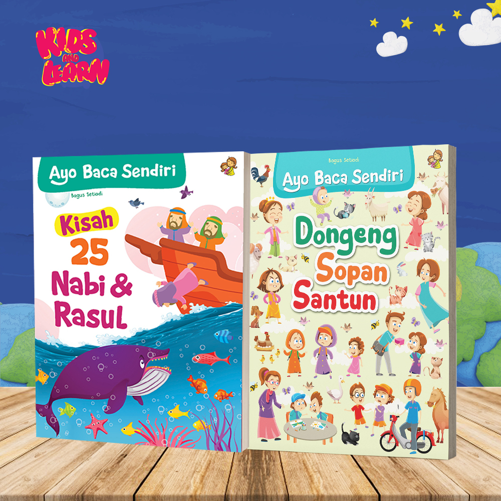 Jual Buku Dongeng Cerita Anak Belajar Islam Islami Ayo Baca Senidiri Kisah 25 Nabi Dan Rasul ...