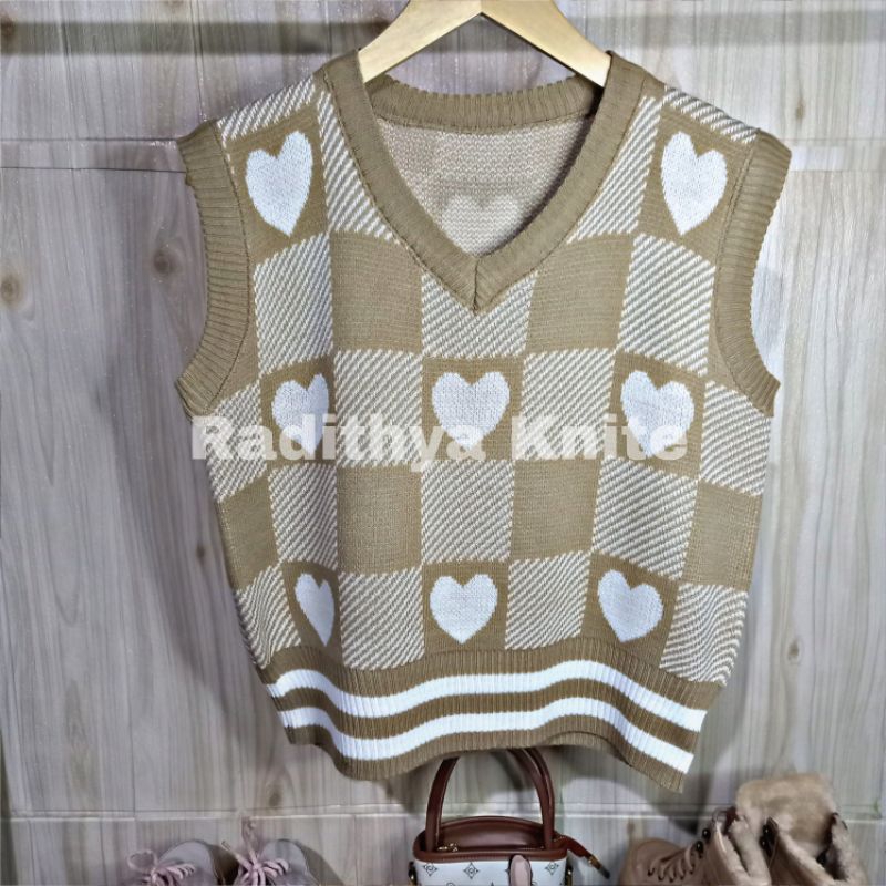 Jual Rompi Love Heart-Rompi Vest Korea | Shopee Indonesia
