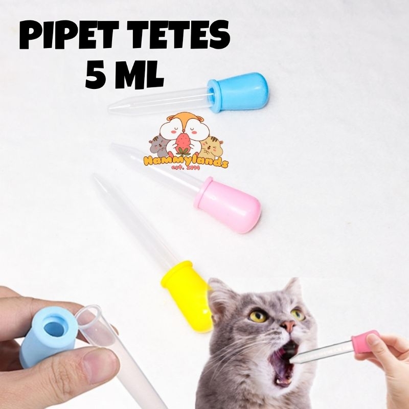 Jual PIPET TETES 5 ML ALAT MINUM OBAT SUSU ANJING KUCING | Shopee Indonesia