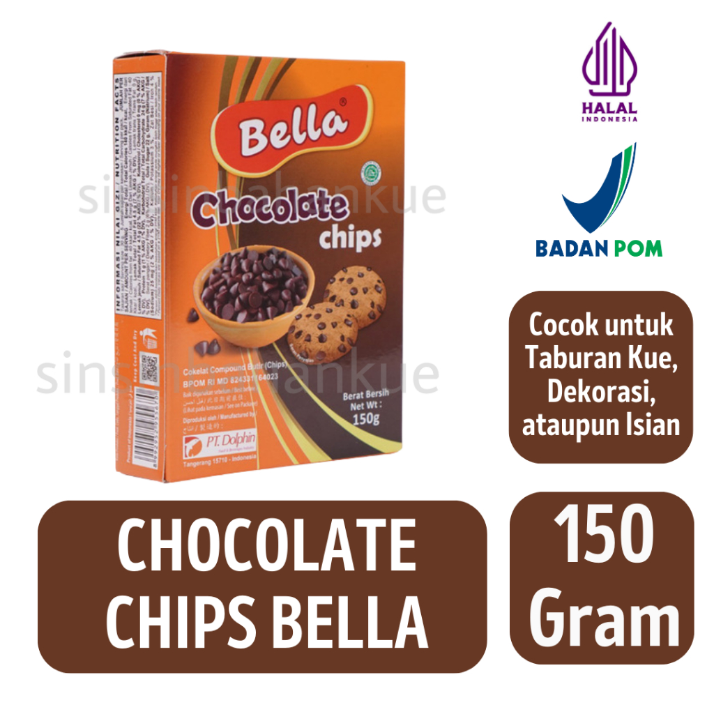 Jual bella chocolate chips 150g | Shopee Indonesia