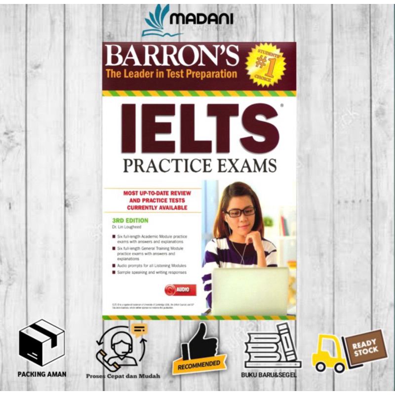 Jual Buku IELTS Practice Exams 3RD edition (Barron’s Test Preparation ...