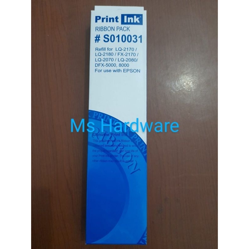Jual Print Ink Refill # SO 10031 untuk Printer Epson dot matrix LQ 2170 ...