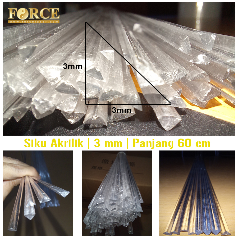 Jual Siku Akrilik 3MM Panjang 60cm | Shopee Indonesia