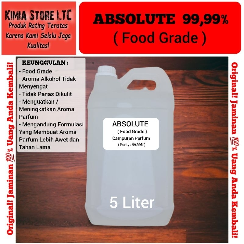Jual Absolute 5 Liter ( Food Grade ) / Absolute Campuran Parfum 5 Liter ...