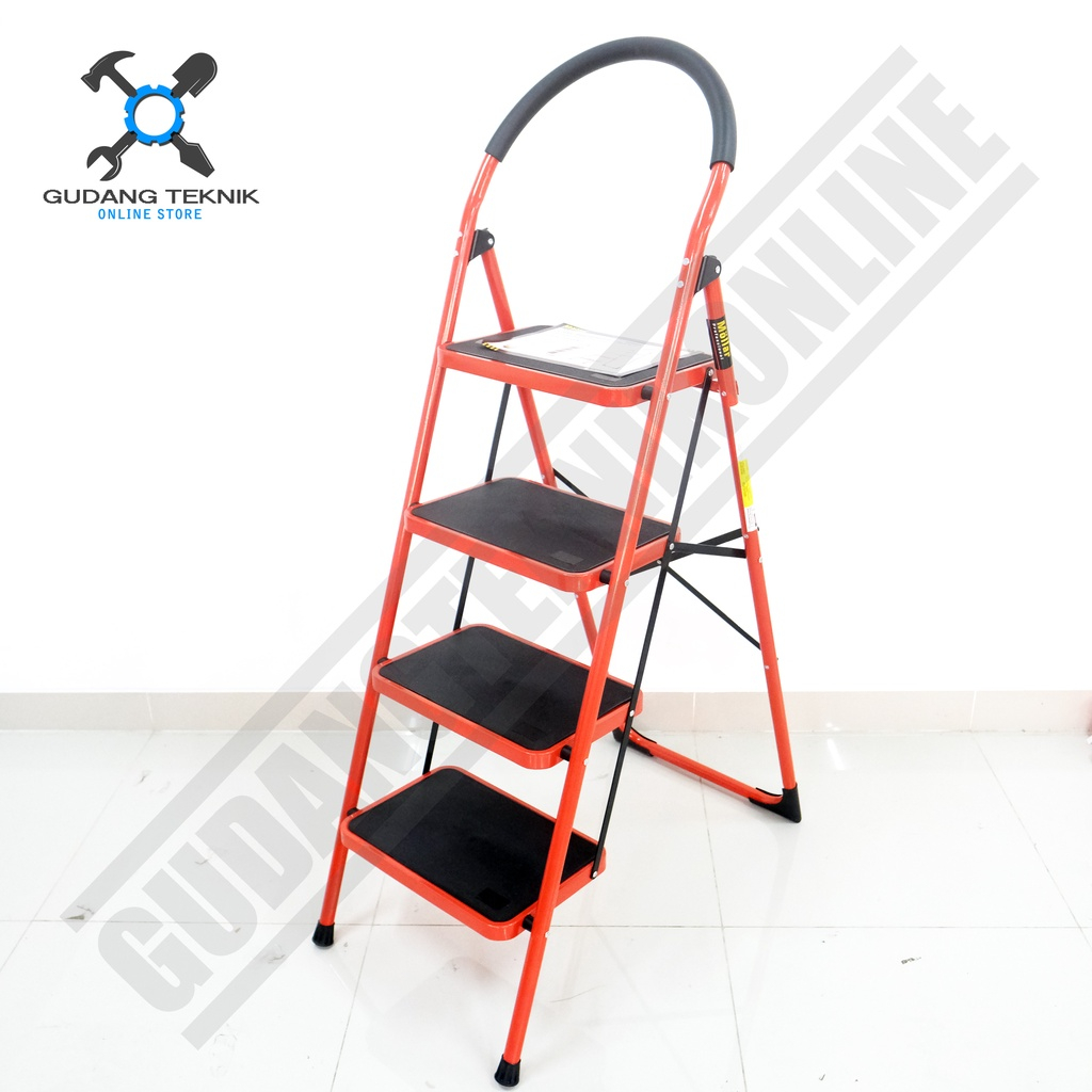 Jual Tangga Rumah Besi Lipat 4 Step MOLLAR / Household Steel Ladder ...