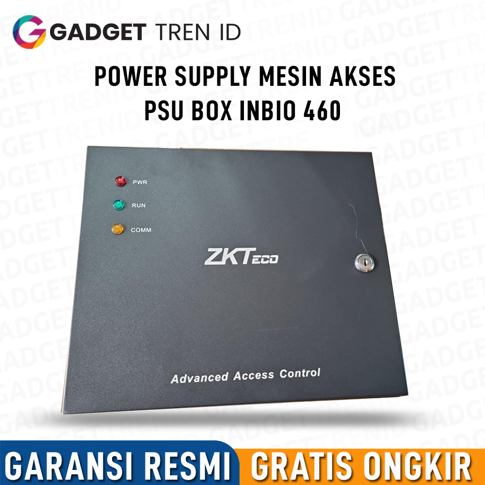 Jual Power Supply Mesin Absensi & Akses ZKTeco INBIO 460 Bergaransi ...