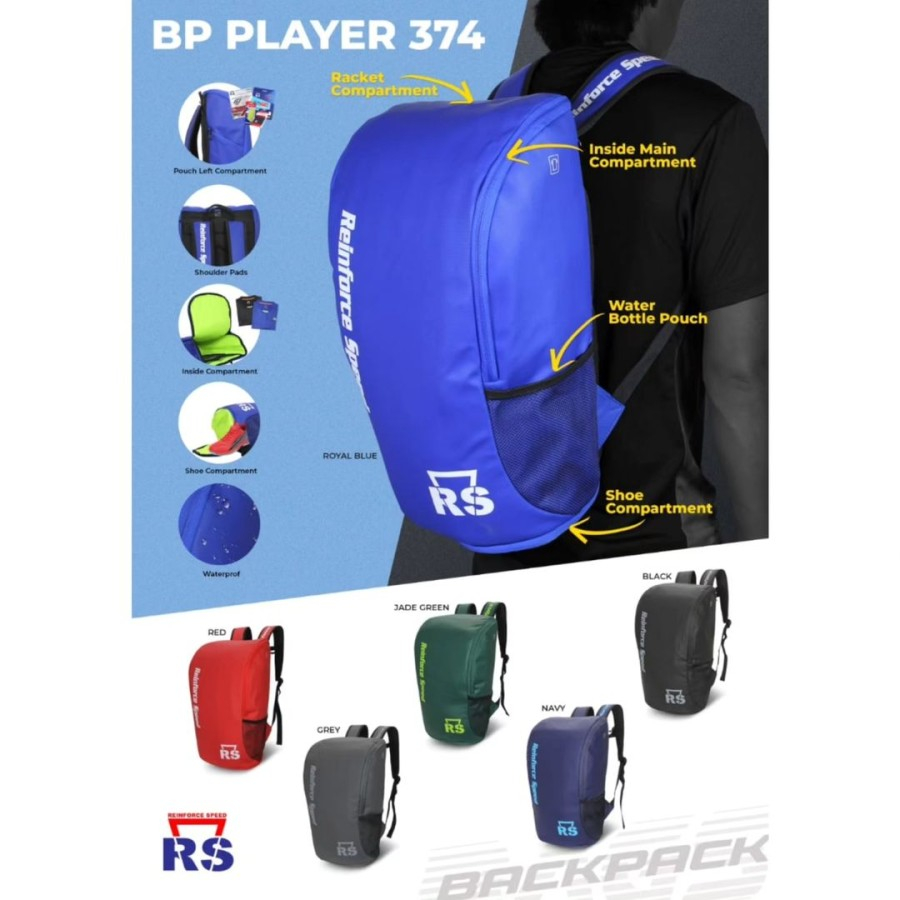 Jual Tas Ransel Badminton RS BP PLAYER 374 Backpack Original ...