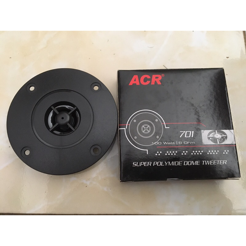 Jual Tweeter ACR 701 SUPER POLYMIDE DOME TWEETER 100Watt | Shopee Indonesia