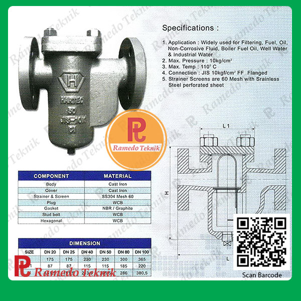 Jual Strainer Hartech 2 Inch - Strainer Flow Meter DN50 MM | Shopee ...