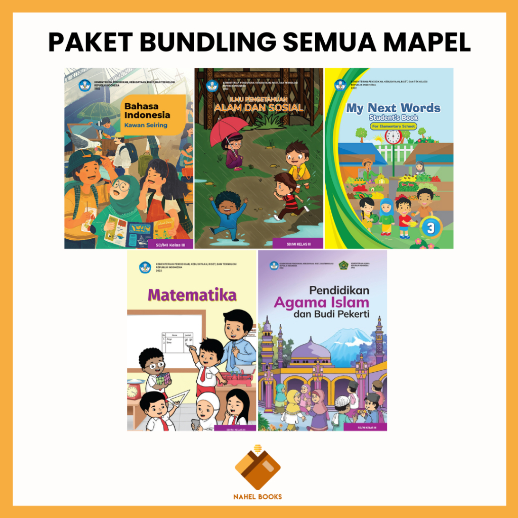 Jual (PER PAKET / BUNDLING) BUKU KURIKULUM MERDEKA SD KELAS 3 ...