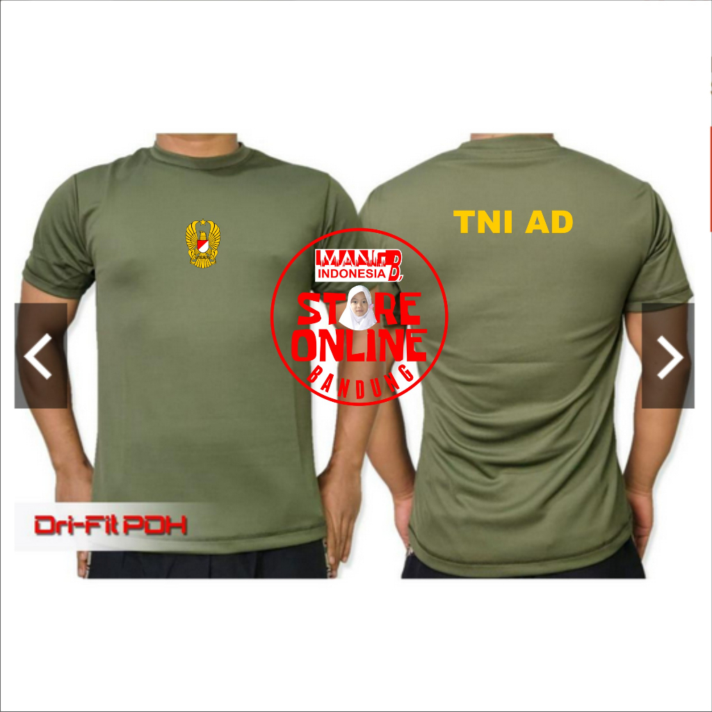 Jual KAOS TNI / KAOS PDH TNI | Shopee Indonesia