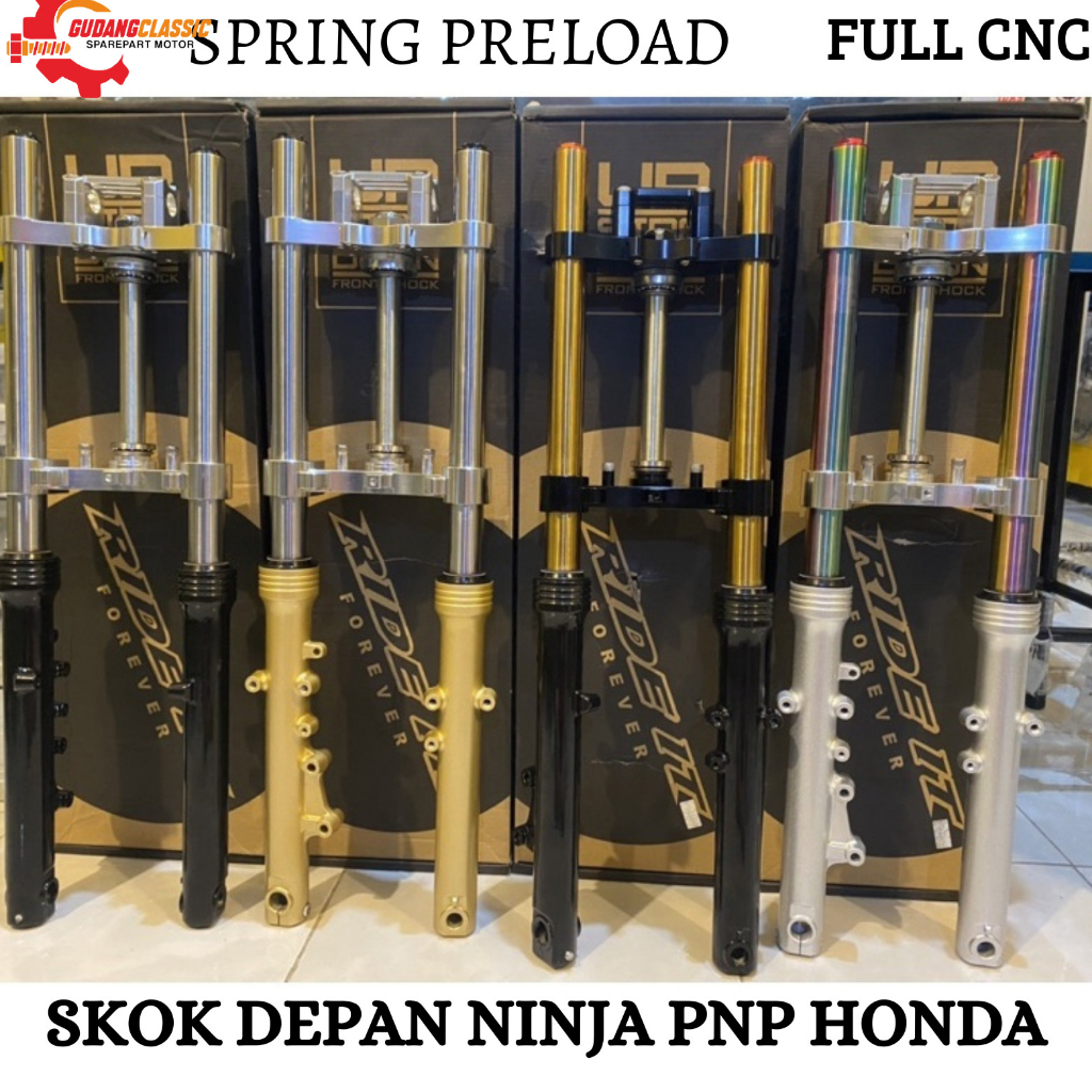 Jual SKOK DEPAN NINJA RIDE IT SHOCKBREAKER AS GOLD PNP CB GL MEGAPRO ...