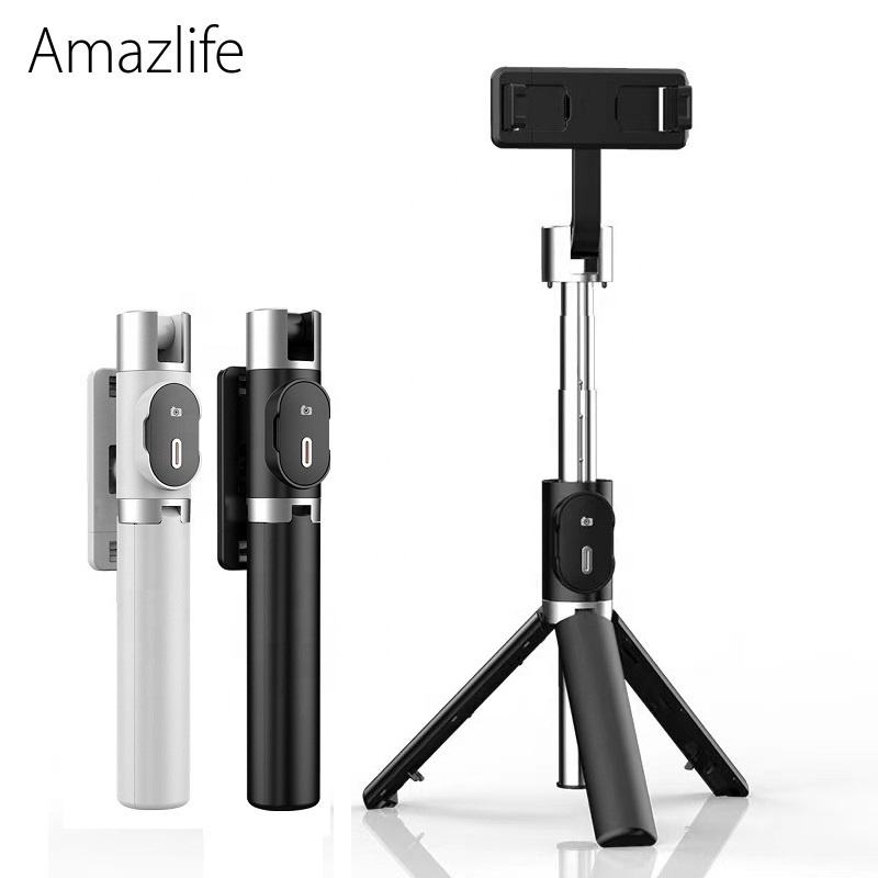 Jual P60 100Cm Portabel All In One Smart Mobile Stick Stand Wireless Remote Selfie Stick Tripod ...