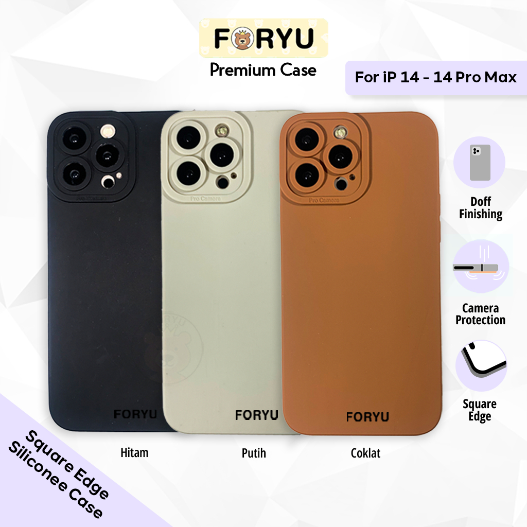 Jual Foryu Casing Square Edge Silicone Doff Matte Softcase ProCamera ...