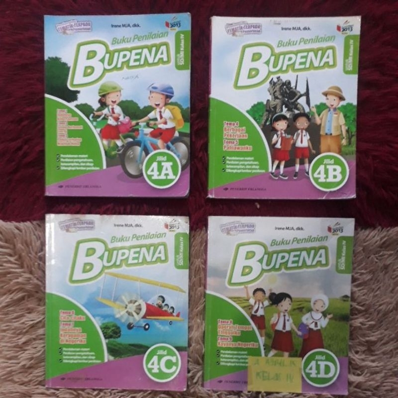 Jual BUKU Penilaian BUPENA Untuk SD/ MI Kelas IV jilid 4A 4B 4C 4D | Shopee Indonesia