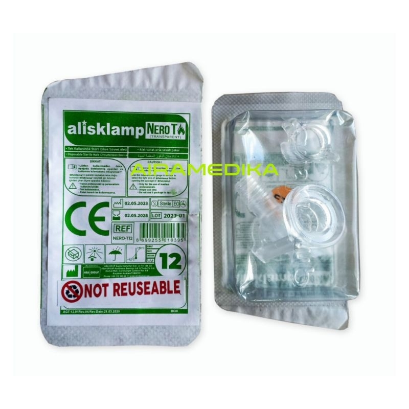 Jual Alisklamp Nero Transparan size 12,14,16 / Alisklamp Nero T ...