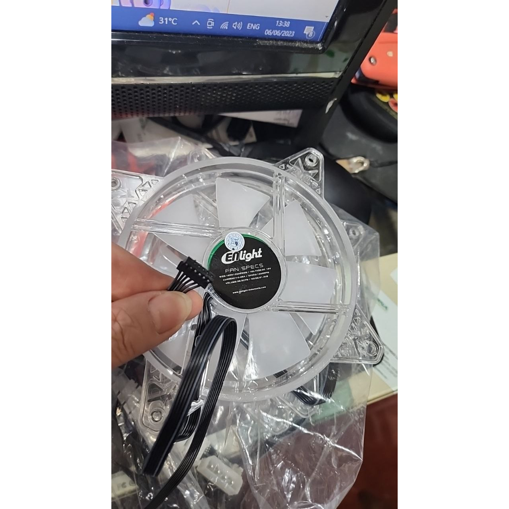 Jual Fan Infinity 12cm ARGB 6pin 3in1 By Enlight - Fan Casing ARGB 12CM ...