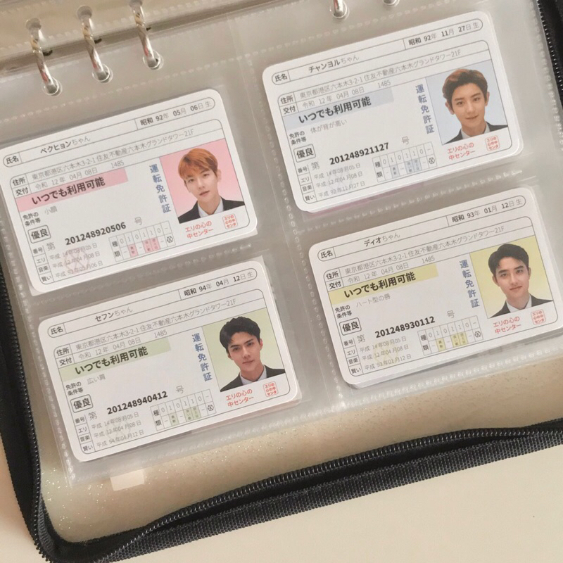 Jual DRIVER LICENSE CARD exo nct enhypen seventeen treasure | Shopee ...