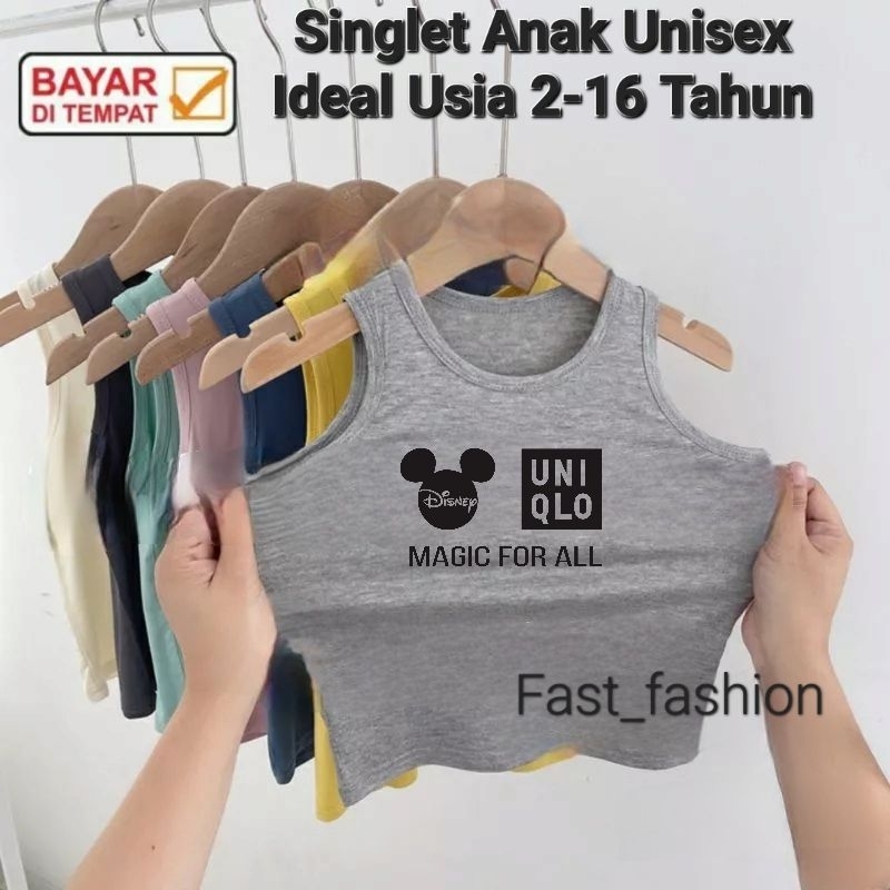 Jual Singlet Anak MFA Keren Unisex Ideal Usia 2-16 Tahun Pakaian ...