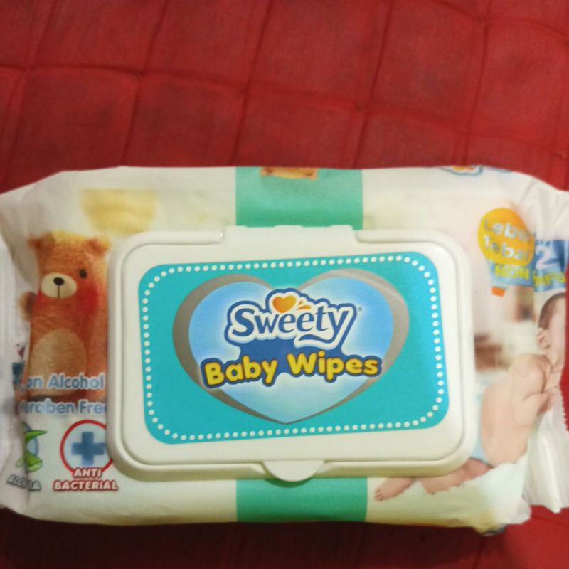 Jual sweety baby wipes 72 sheet Non parfum | Shopee Indonesia