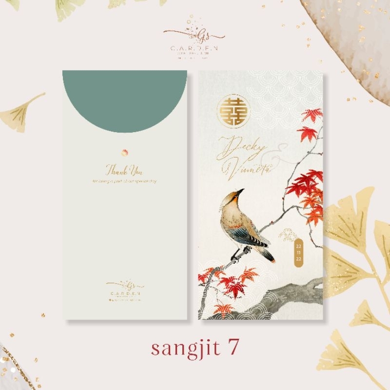 Jual [SANGJIT SERIES] CUSTOM NAMA / Amplop Sangjit / Amplop Thank You ...