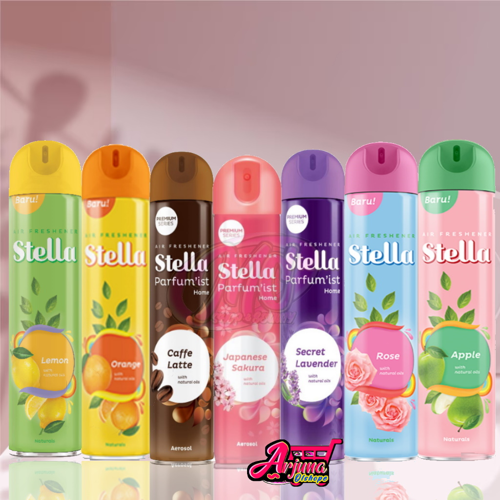 Jual Stella home spray pengharum ruangan semprot Apple rose orange 140ML 200ML 400ML | Shopee ...