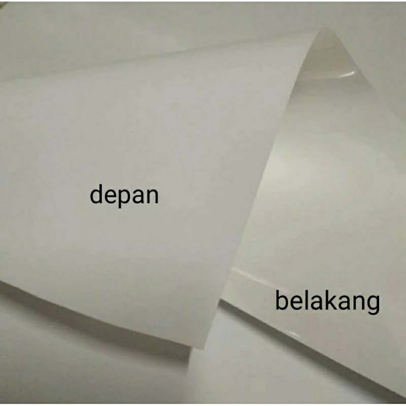 Jual Sticker Vinyl Matte 150 GSM A4 isi 10 Lembar Waterproof/ Kertas ...
