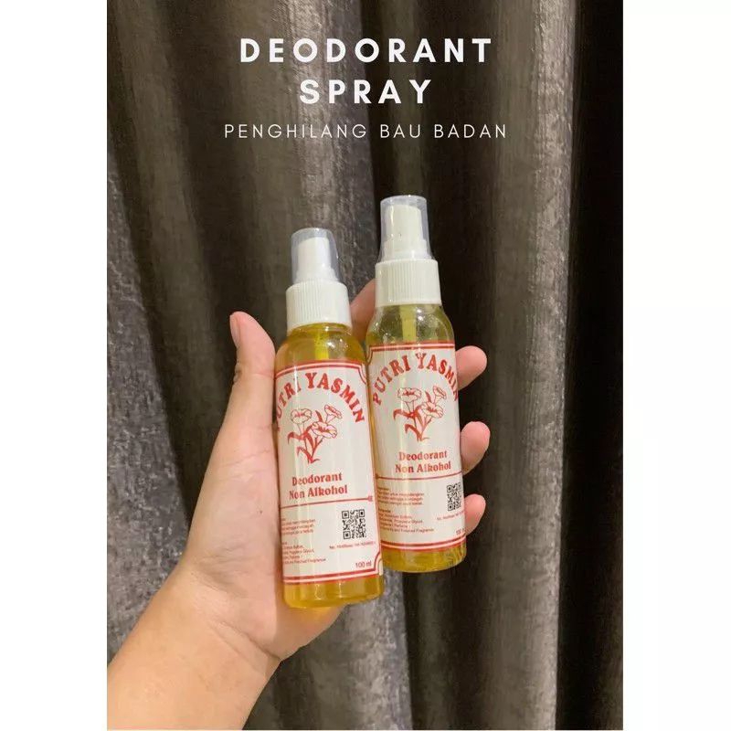 Jual DEODORANT TAWAS SPRAY PUTRI YASMIN 100ML | Shopee Indonesia