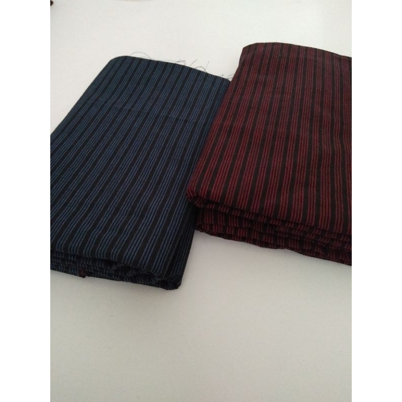 Jual Kain Lurik tenun lurik batik lurik- peranakan biru navy panjang 2 ...