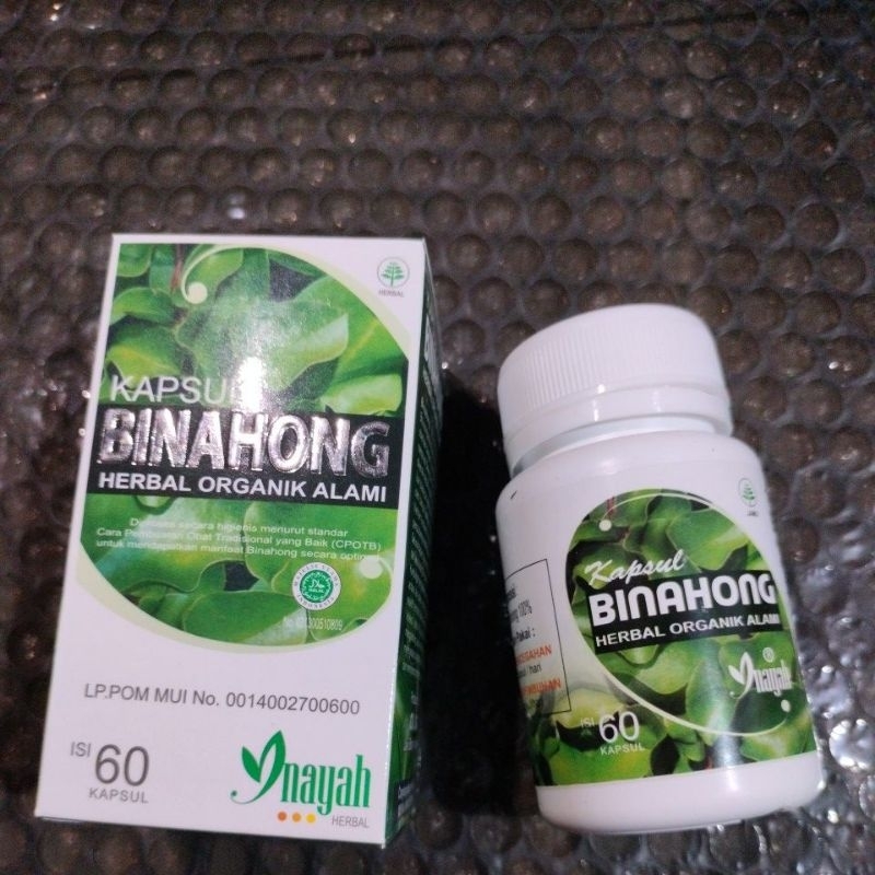 Jual Kapsul Binahong Herbal organik alami 60 kapsul untuk penyembuhan luka | Shopee Indonesia