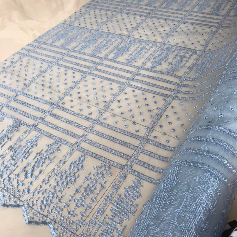 Jual Kain Organza motif etnik. Organza bordir {Terbaru}. | Shopee Indonesia