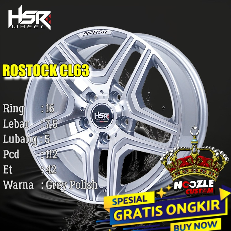 Jual VELG MOBIL MERCY R16 LUBANG 5 PCD 112 BISA DI PAKAI PCD 114 PELEK ...