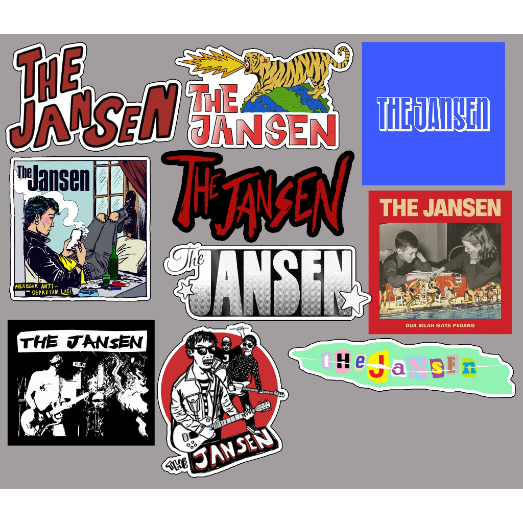 Jual Sticker The Jansen | Stiker The Jansen | Sticker band | Sticker ...