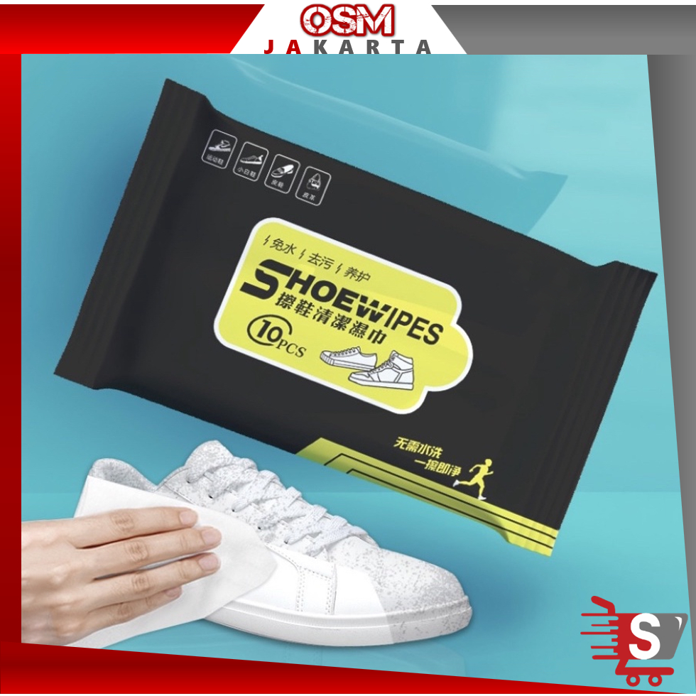 Jual OSM JKT 5878 Tissue Basah Pembersih Sepatu / Quick Wipes Shoe ...