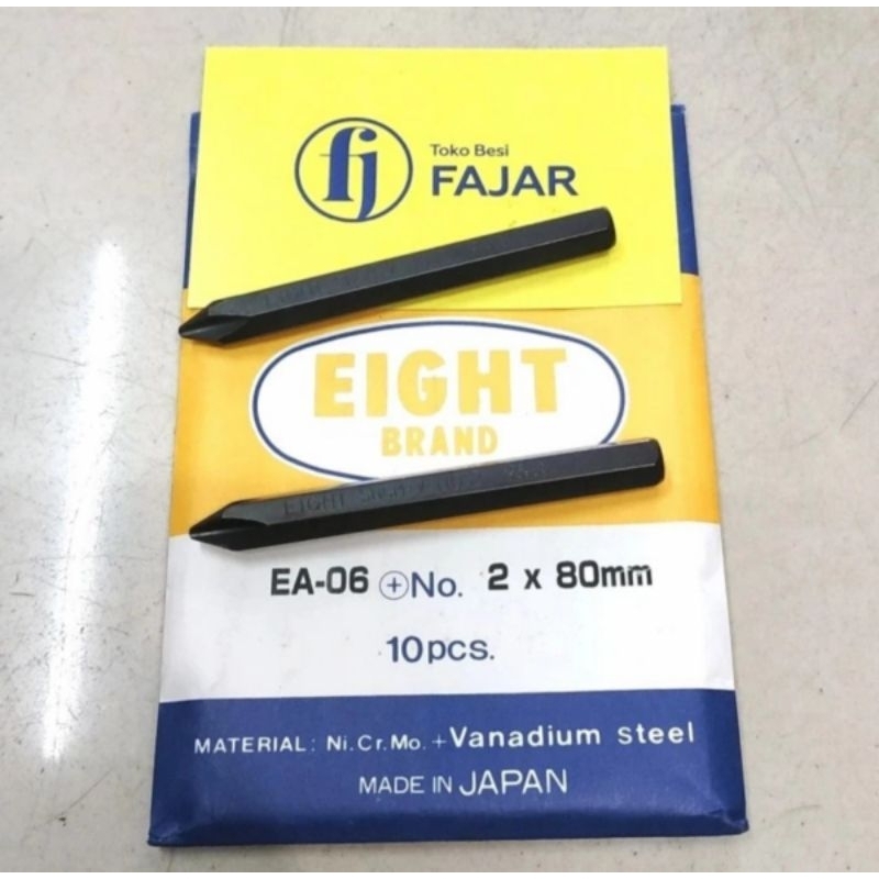 Jual Mata obeng ketok gedor PH2 Runcing obeng pukul hantam tokok PH 2 ...