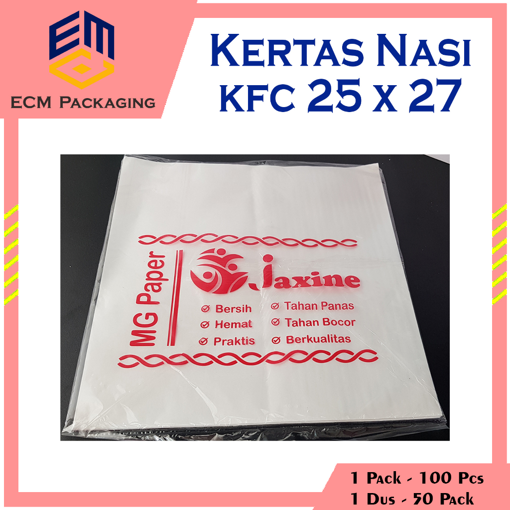 Jual KERTAS NASI KFC / KERTAS PEMBUNGKUS NASI / KERTAS BURGER / KERTAS ... Jual KERTAS NASI KFC / KERTAS PEMBUNGKUS NASI / KERTAS BURGER / KERTAS ...
