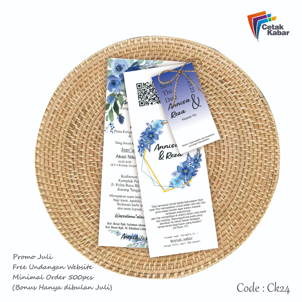 Jual Undangan Layer Rustic Aestetic Undangan Viral layer Series Promo ...