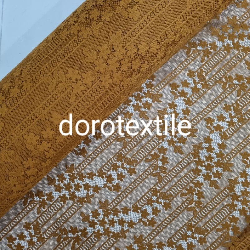 Jual Kain Kebaya Brokat Kain Brukat Salur Flower Rose | Shopee Indonesia