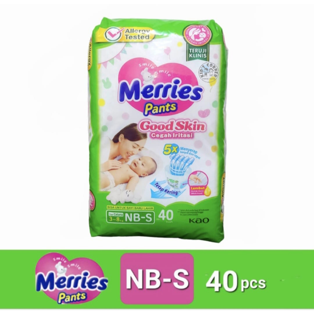 Jual Merries Pants NB-S40 M34 L30 XL26 XXL28 good skin popok celana ...