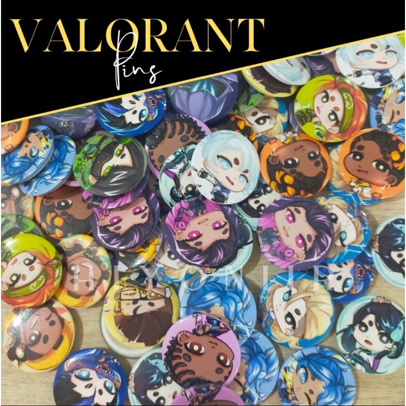 Jual [Hiyoniir] Valorant Pins | Shopee Indonesia
