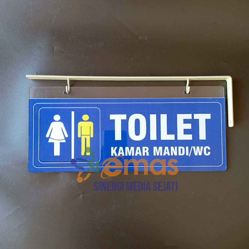 Jual Akrilik Tanda Toilet Umum | Papan Gantung Tanda Toilet | Akrilik ...