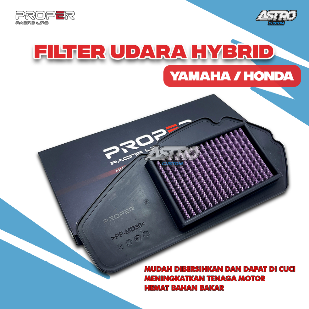 Jual Filter Udara Proper Racing Line Mio M3 Soul GT 125 XRide Vario 125 ...