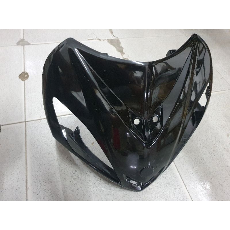Jual COVER BODY PANEL DEPAN MOTOR JUPITER MX AVIRA HITAM MERAH TEBAL ...