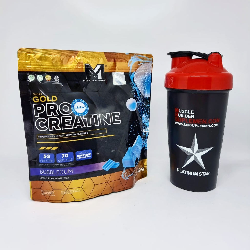 Jual Pro Creatine M1 420 grams Muscle First KEMASAN POUCH Monohydrate ...