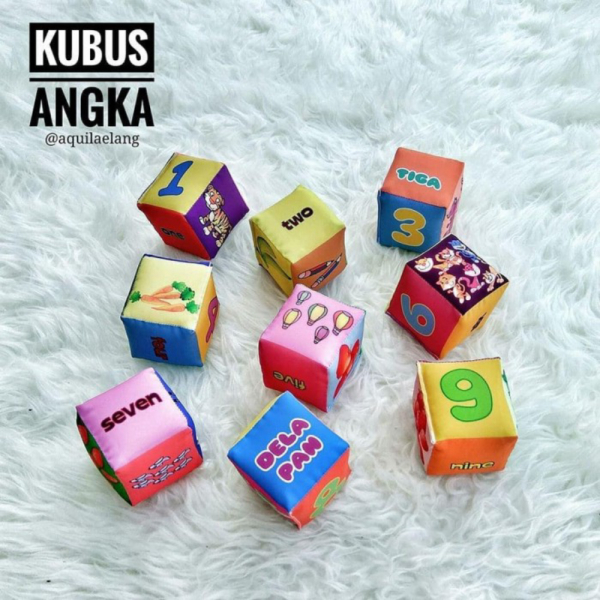 Jual Edukasi Diskon Book abjad kain Mainan Balok Unik Anak Soft Kubus ...