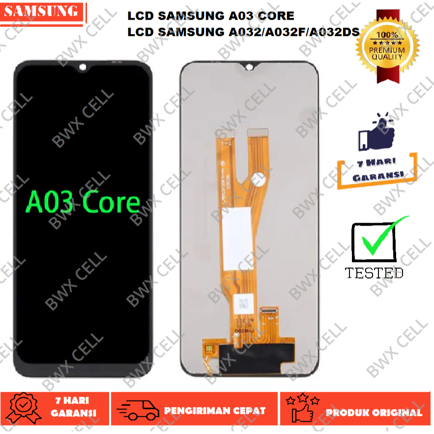 Jual LCD TOUCHSCREEN SAMSUNG A03 CORE / A032 / A032F / A032DS + TS FULLSET BLACK | Shopee Indonesia